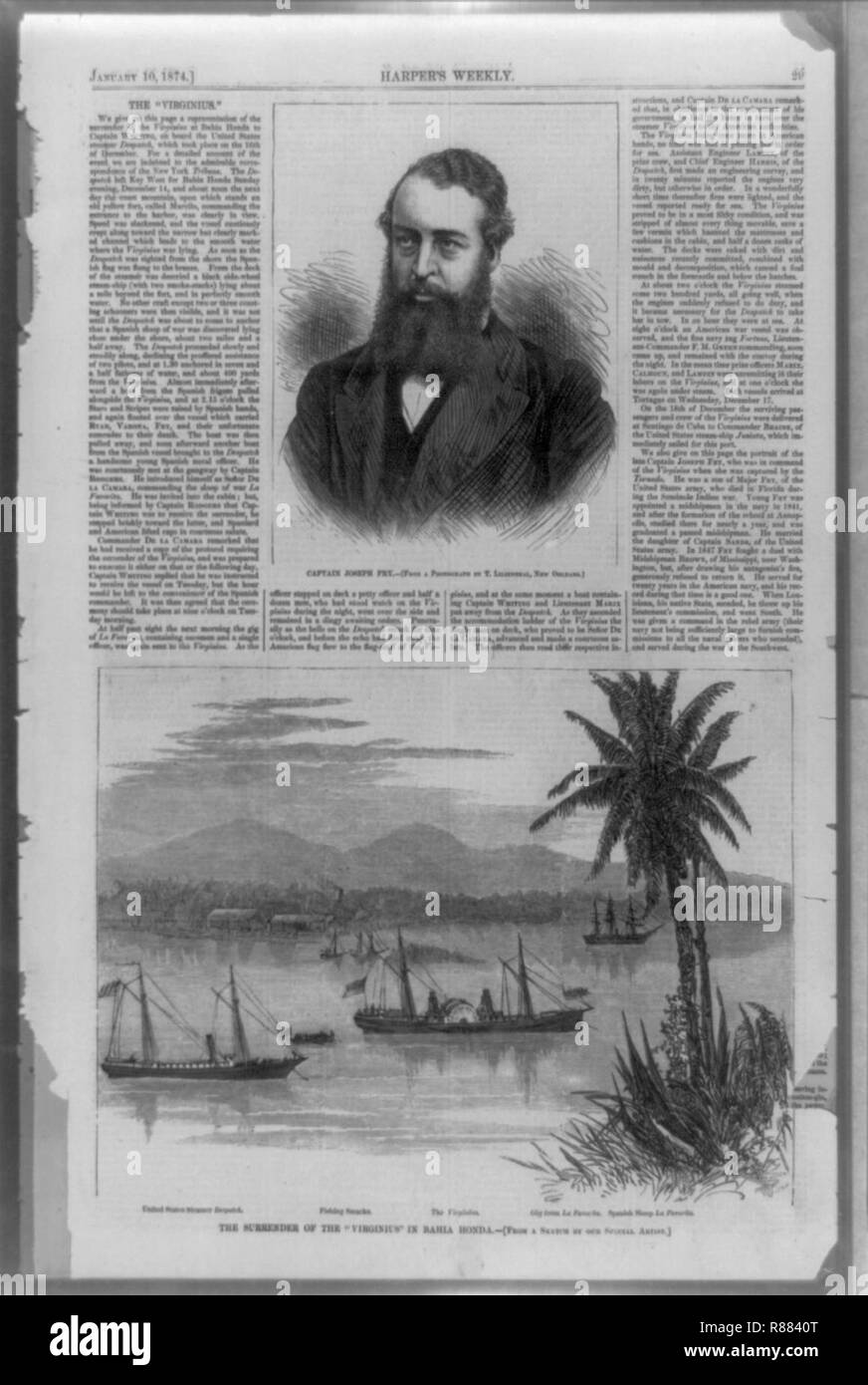 Captain Joseph Fry - - from a photograph by T. Lilienthal, New Orleans ...