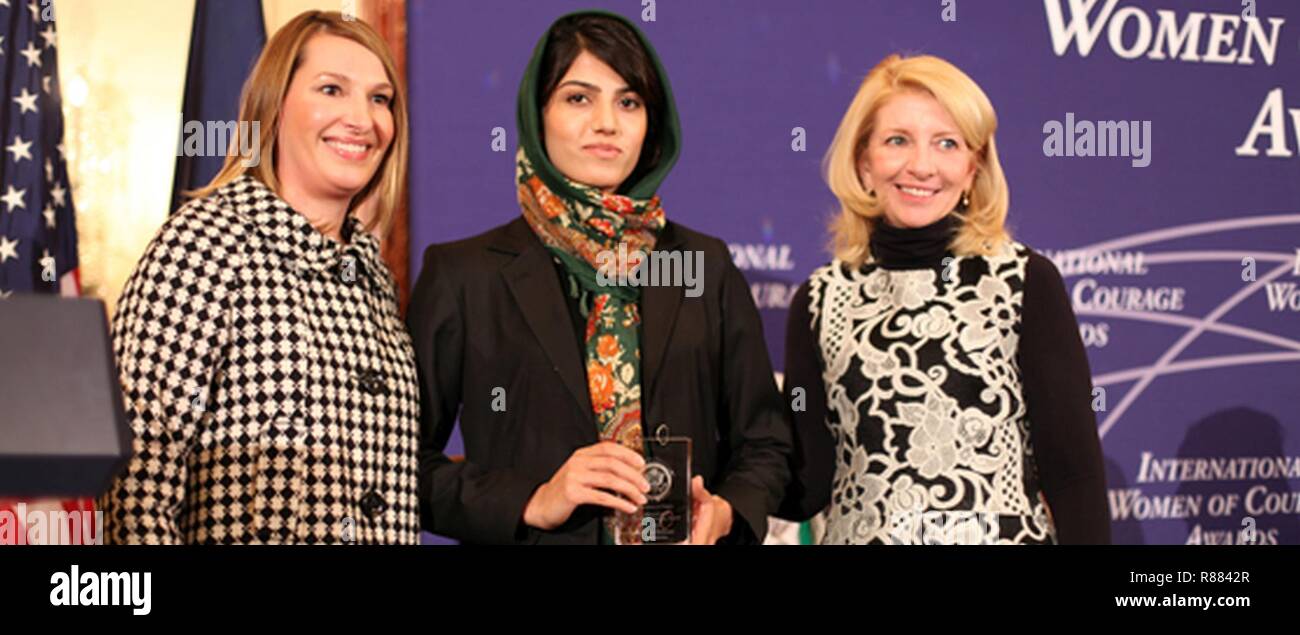 Captain Niloofar Rahmani of Afghanistan IWCA15 Stock Photo - Alamy