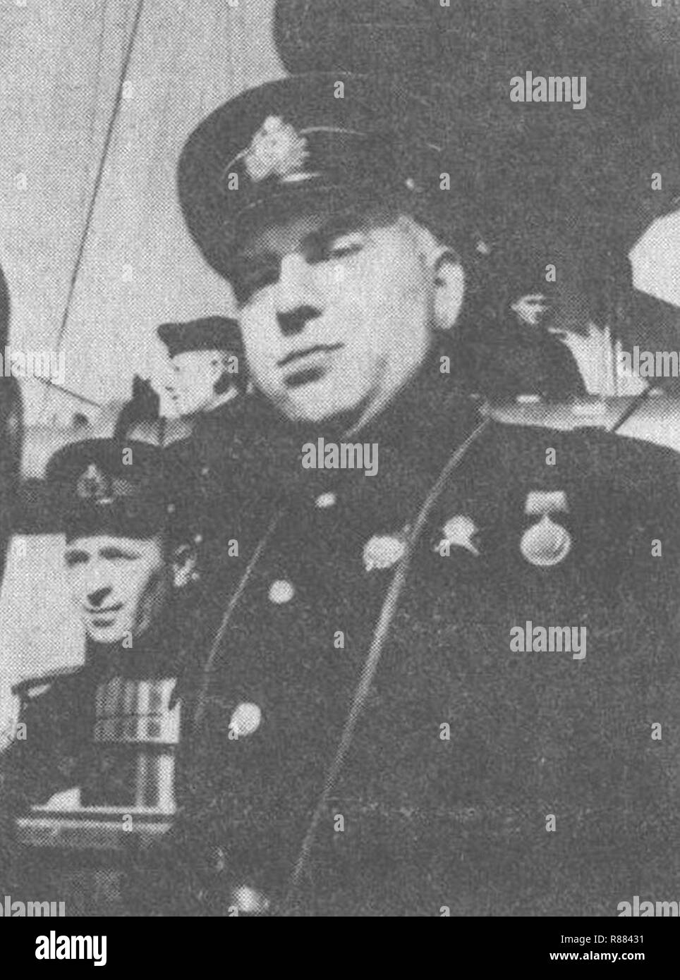 Captain of the Krasnyy Krim Stock Photo - Alamy