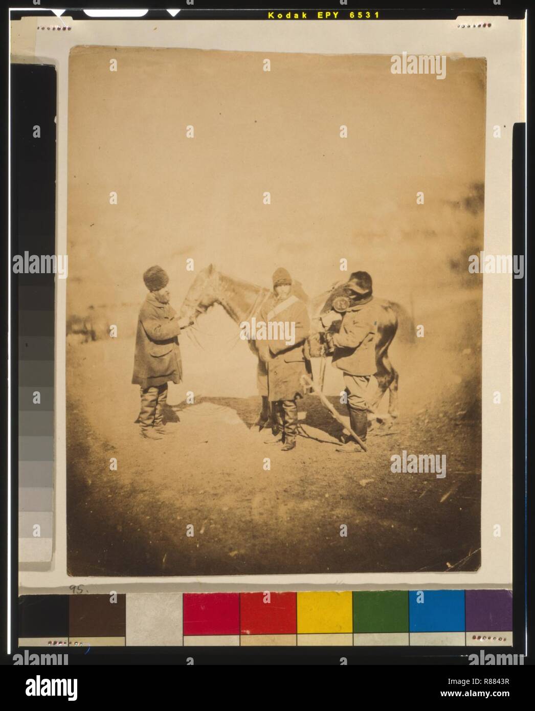 Captain Portal, 4th Light Dragoons equipped for Balaklava Stock Photo ...