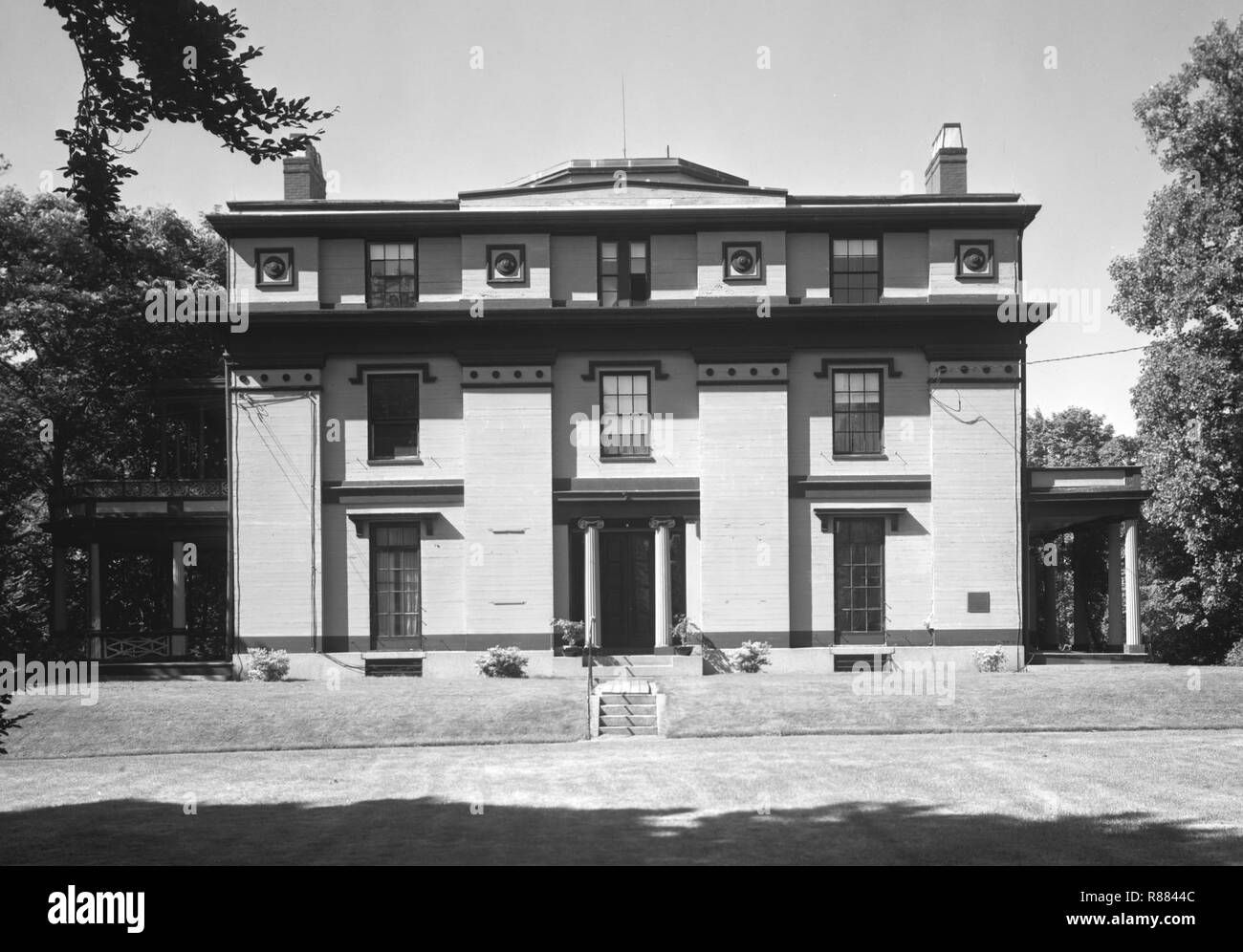 Captain Robert Bennet Forbes House (Milton, MA) - front facade Stock ...