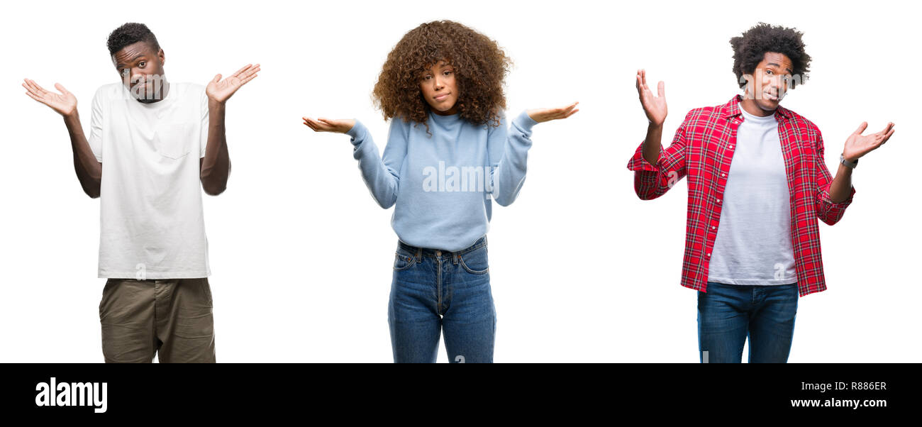 Confused Group Of People