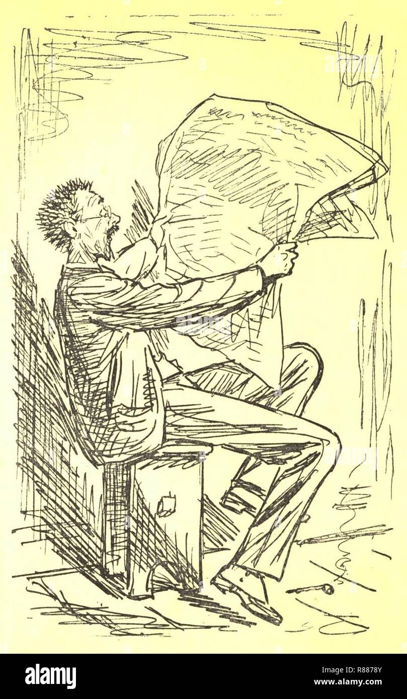 Caricature of Charles Keene Stock Photo - Alamy