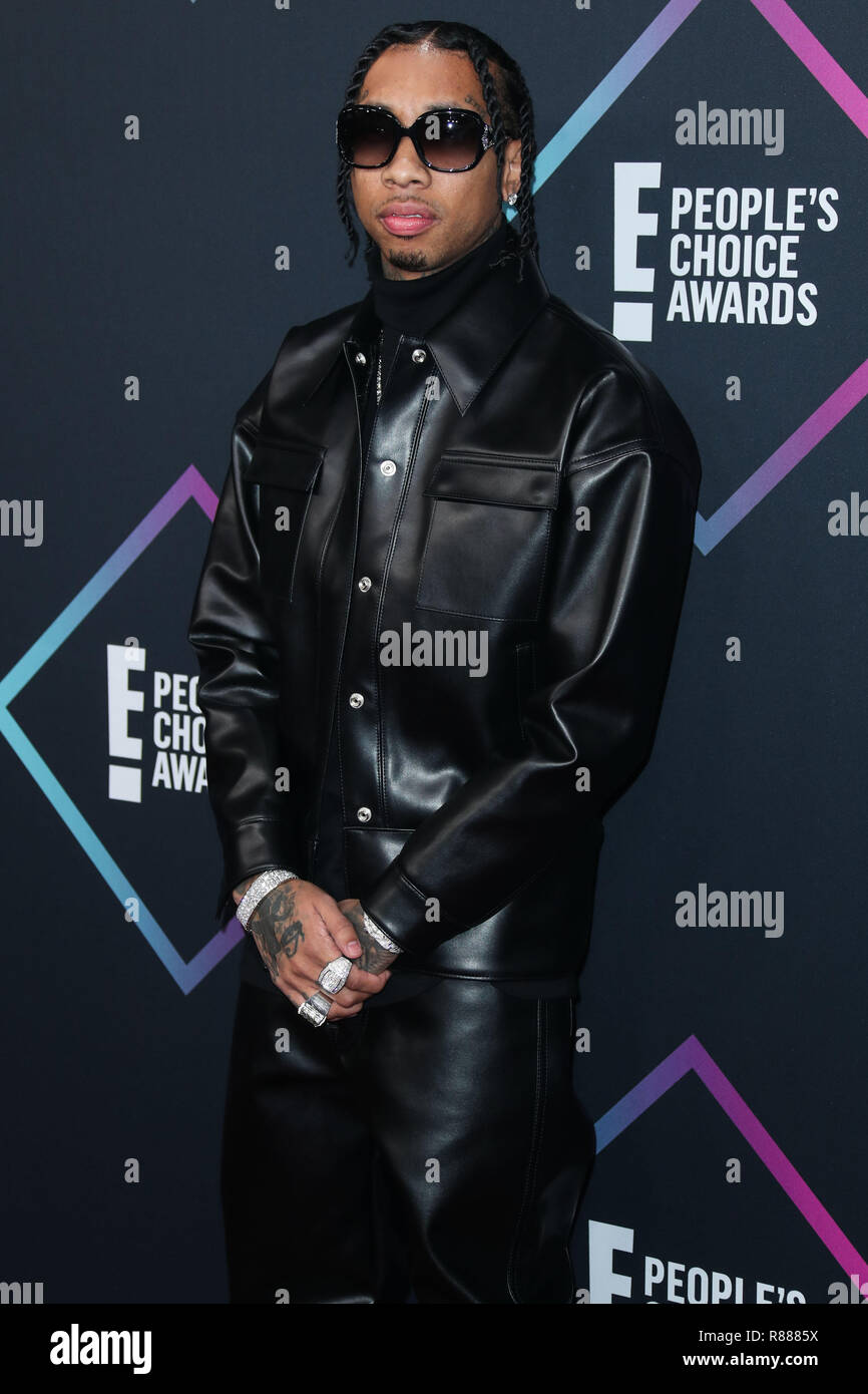 SANTA MONICA, LOS ANGELES, CA, USA - NOVEMBER 11: Tyga, Micheal Ray ...
