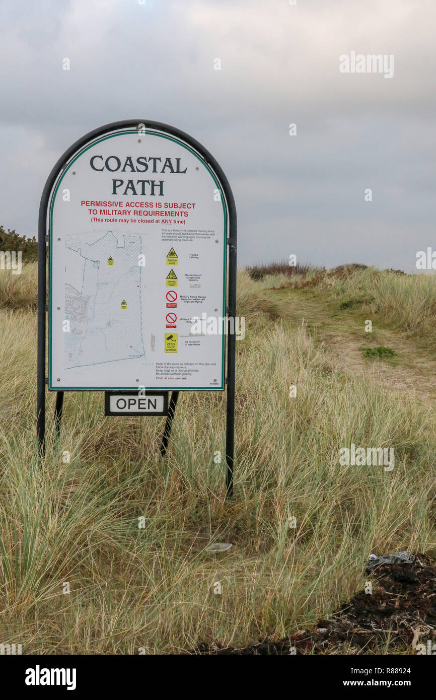 Entrance Sign Ballykinler High Resolution Stock Photography and Images ...