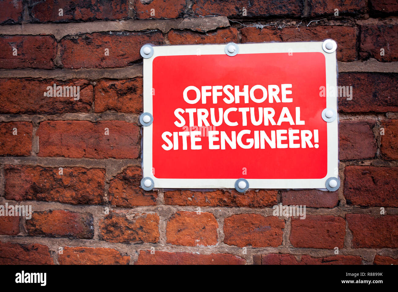 Handwriting text writing Offshore Structural Site Engineer. Concept ...