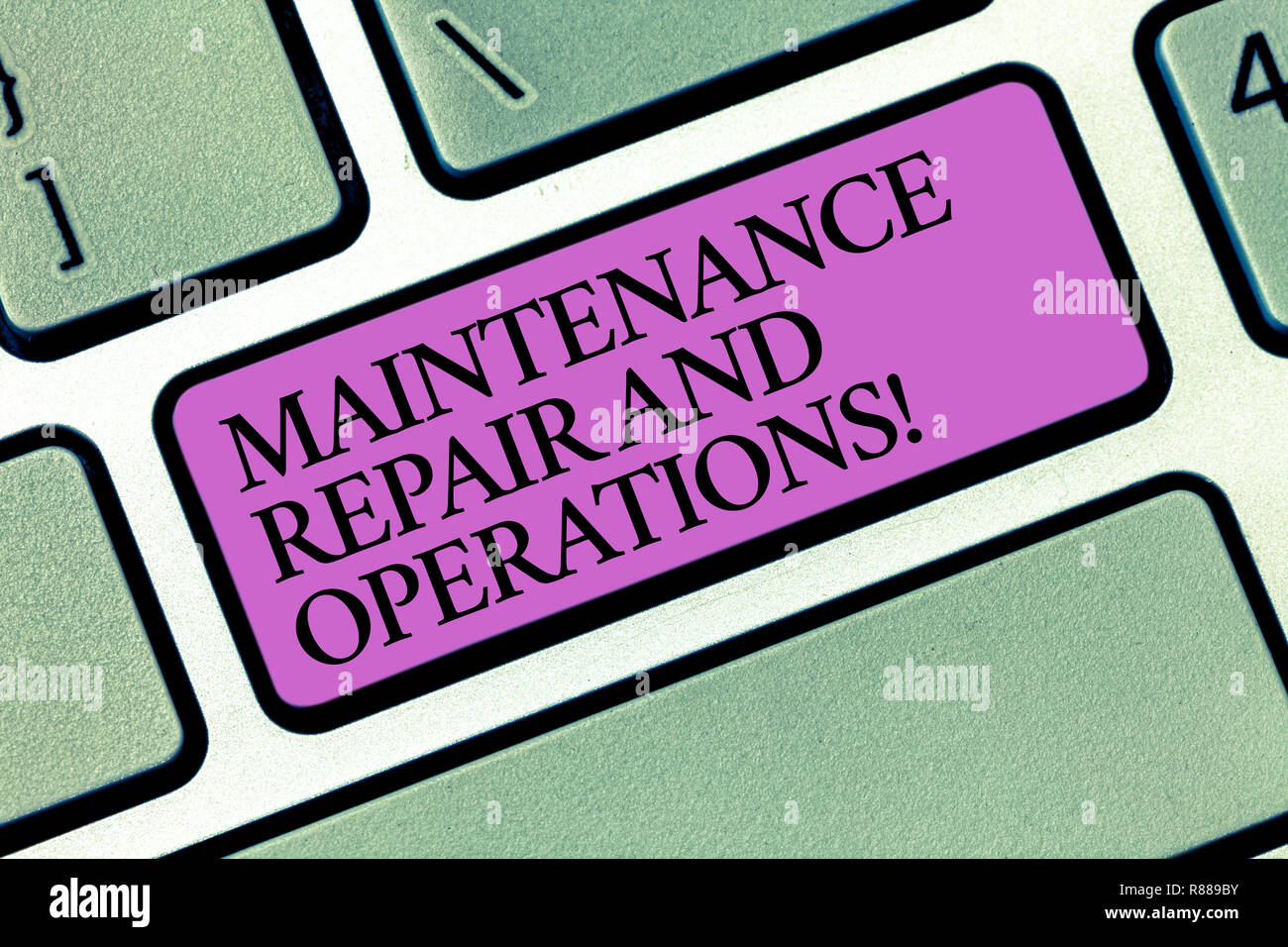 Text sign showing Maintenance Repair And Operations. Conceptual photo ...