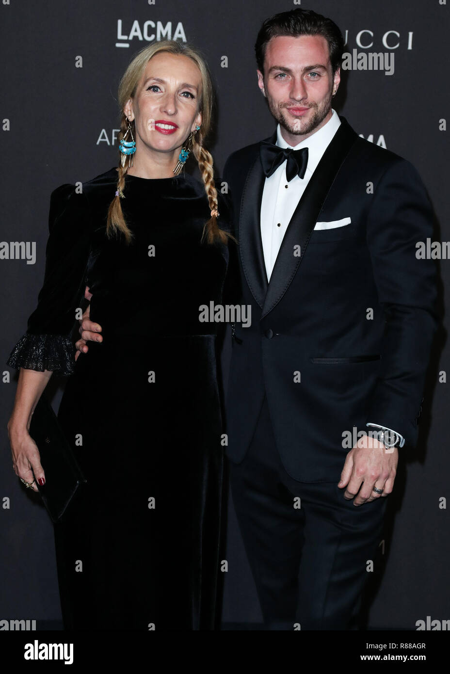 LOS ANGELES, CA, USA - NOVEMBER 03: Sam Taylor-Johnson, Aaron Taylor ...