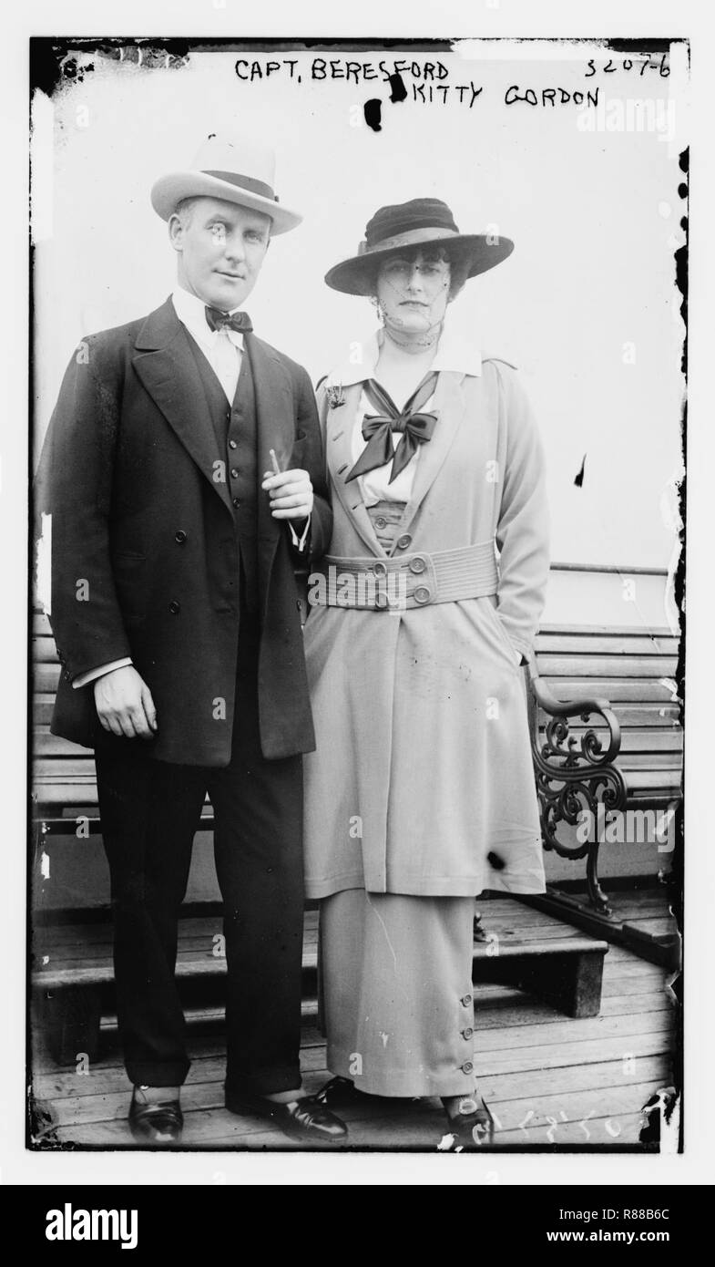 Capt. Beresford and Kitty Gordon Stock Photo - Alamy