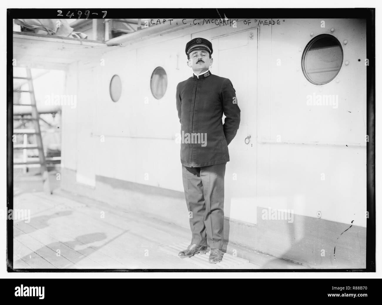 Capt. C.C. McCarthy of MEADE Stock Photo - Alamy