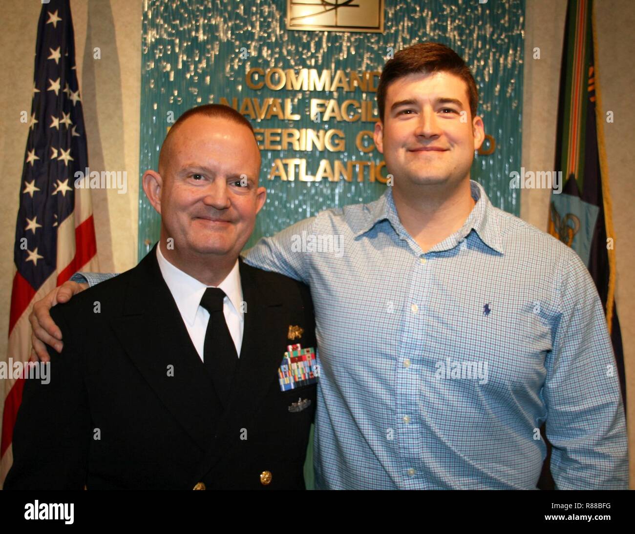Capt. John Anderson and son Stock Photo - Alamy