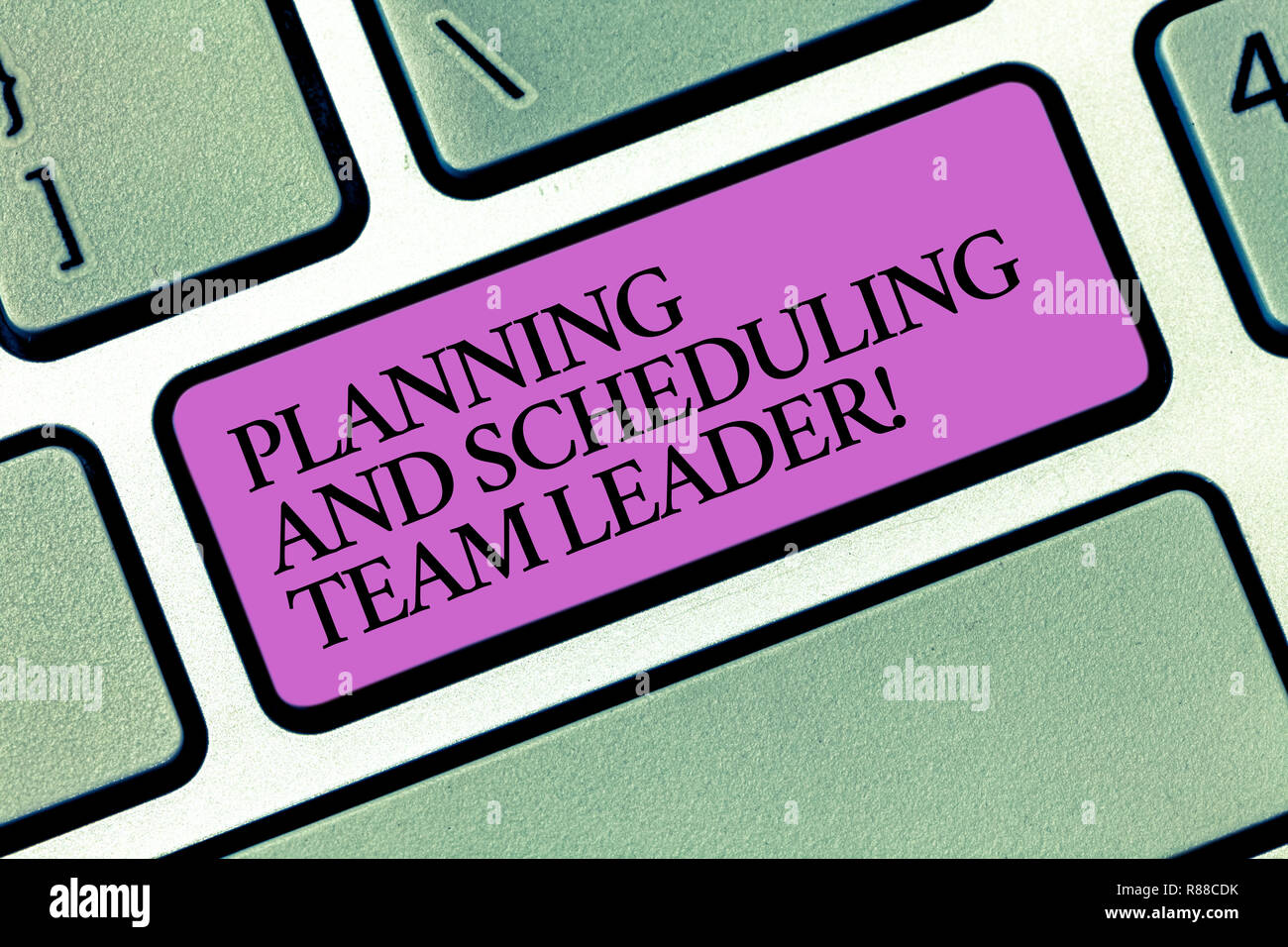 Text sign showing Planning And Scheduling Team Leader. Conceptual photo ...