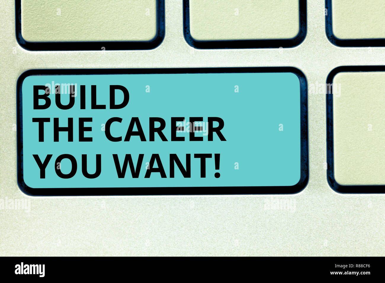 Handwriting text writing Build The Career You Want. Concept meaning ...
