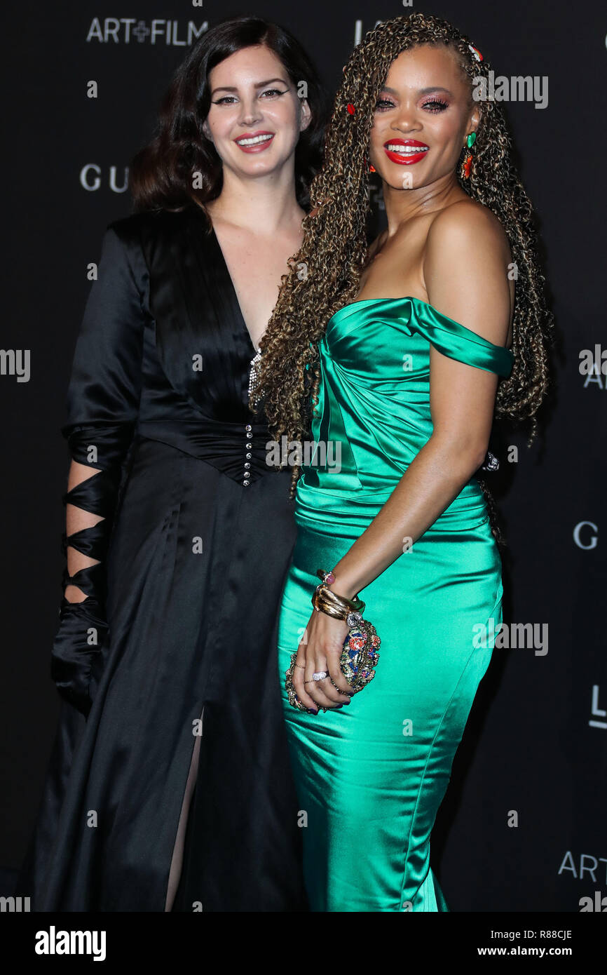 LOS ANGELES, CA, USA - NOVEMBER 03: Lana Del Rey, Andra Day at the 2018 ...