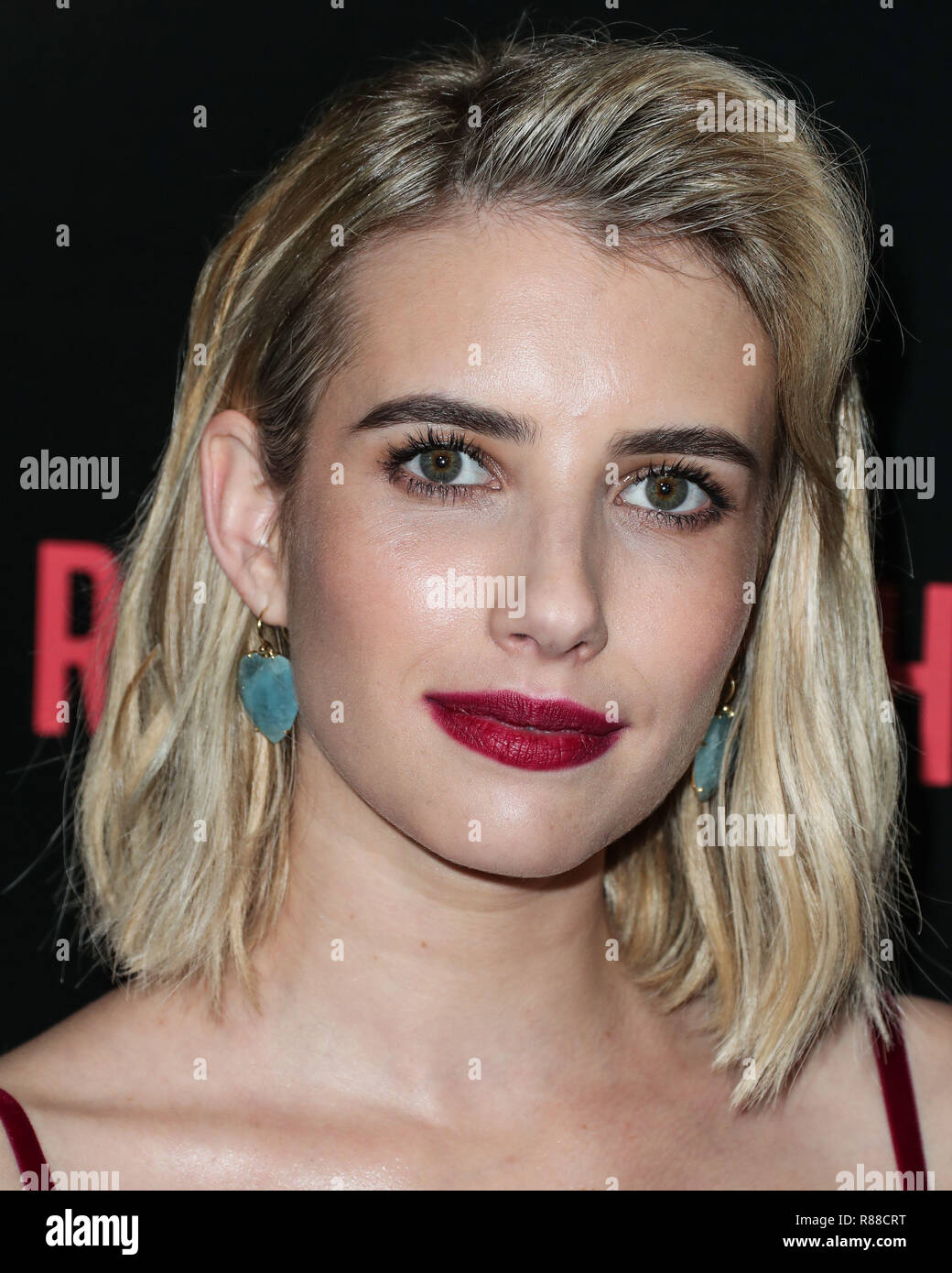 WEST HOLLYWOOD, LOS ANGELES, CA, USA - OCTOBER 30: Actress Emma Roberts ...