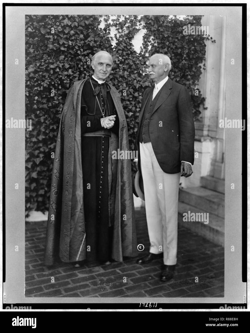 Cardinal Désiré Mercier and Thomas F. Ryan, standing, full-length ...