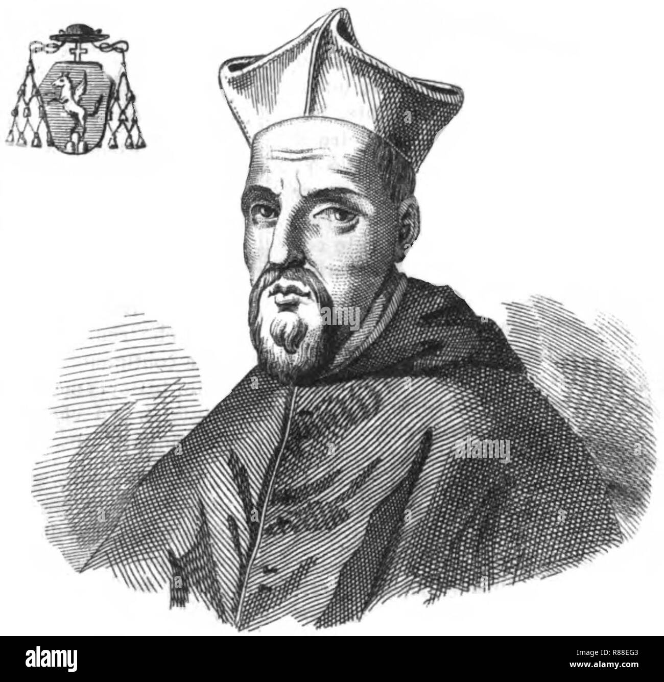 Cardinale Girolamo Rusticucci con stemma Stock Photo - Alamy