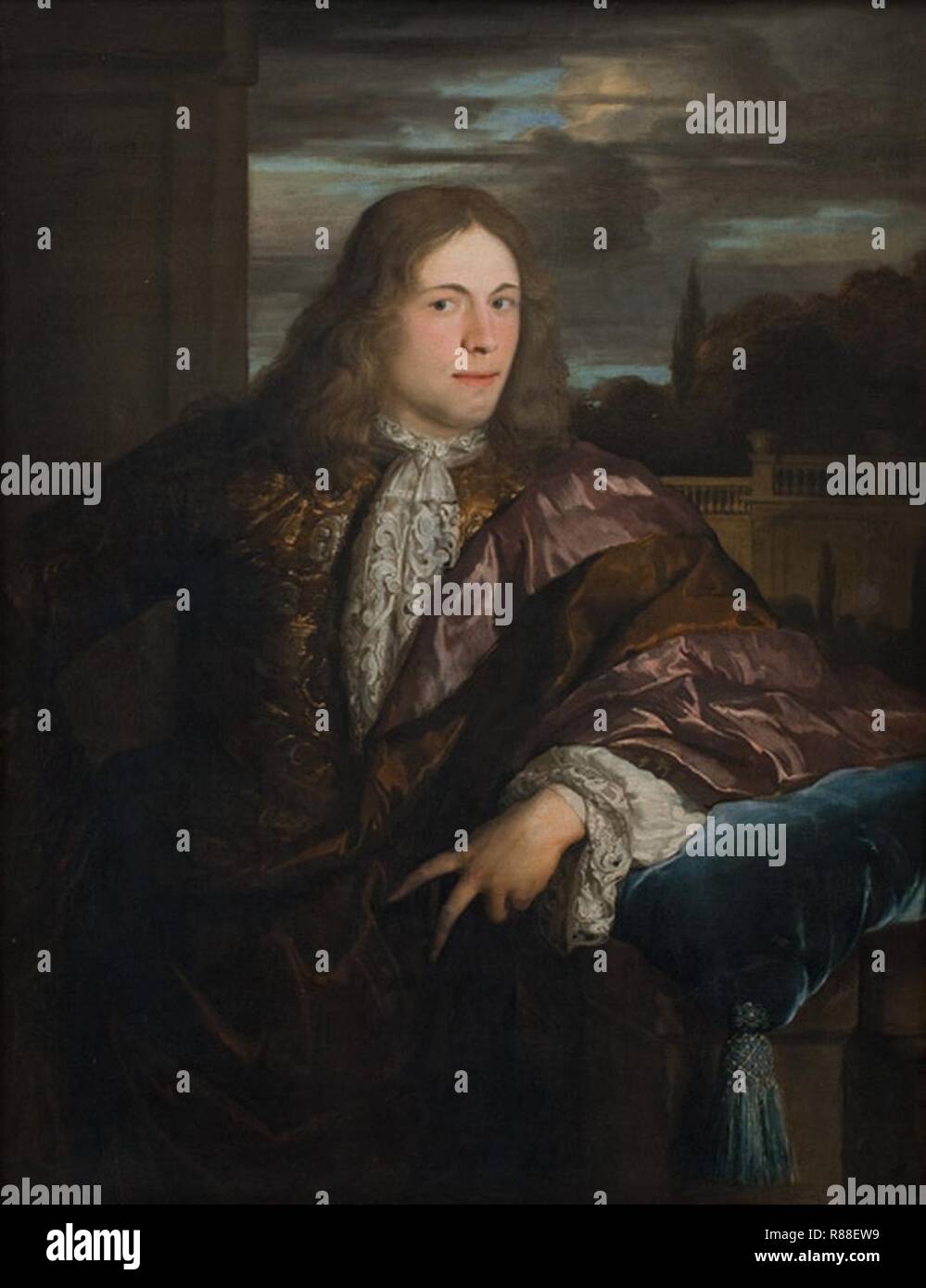 Carel de II Moor - Portrait of a Young Gentleman Stock Photo - Alamy