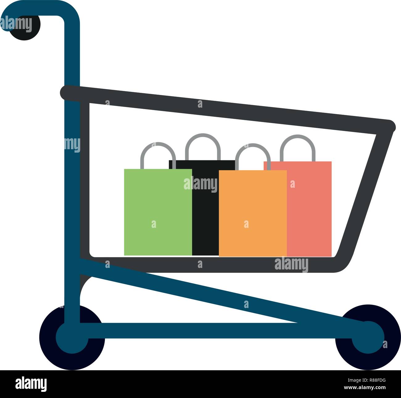 Shopping cart symbol Stock Vector Image & Art - Alamy
