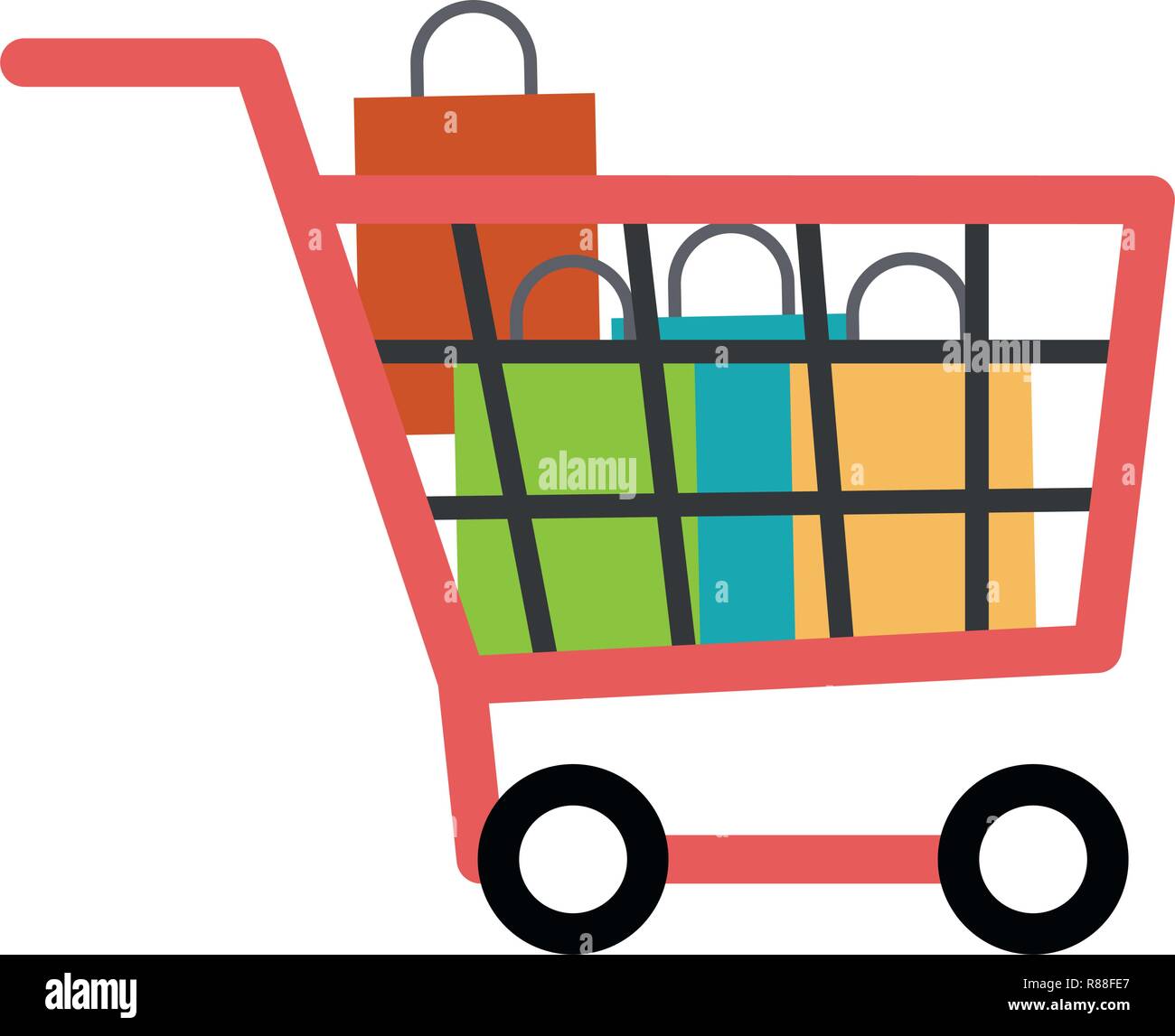 Shopping cart symbol Stock Vector Image & Art - Alamy