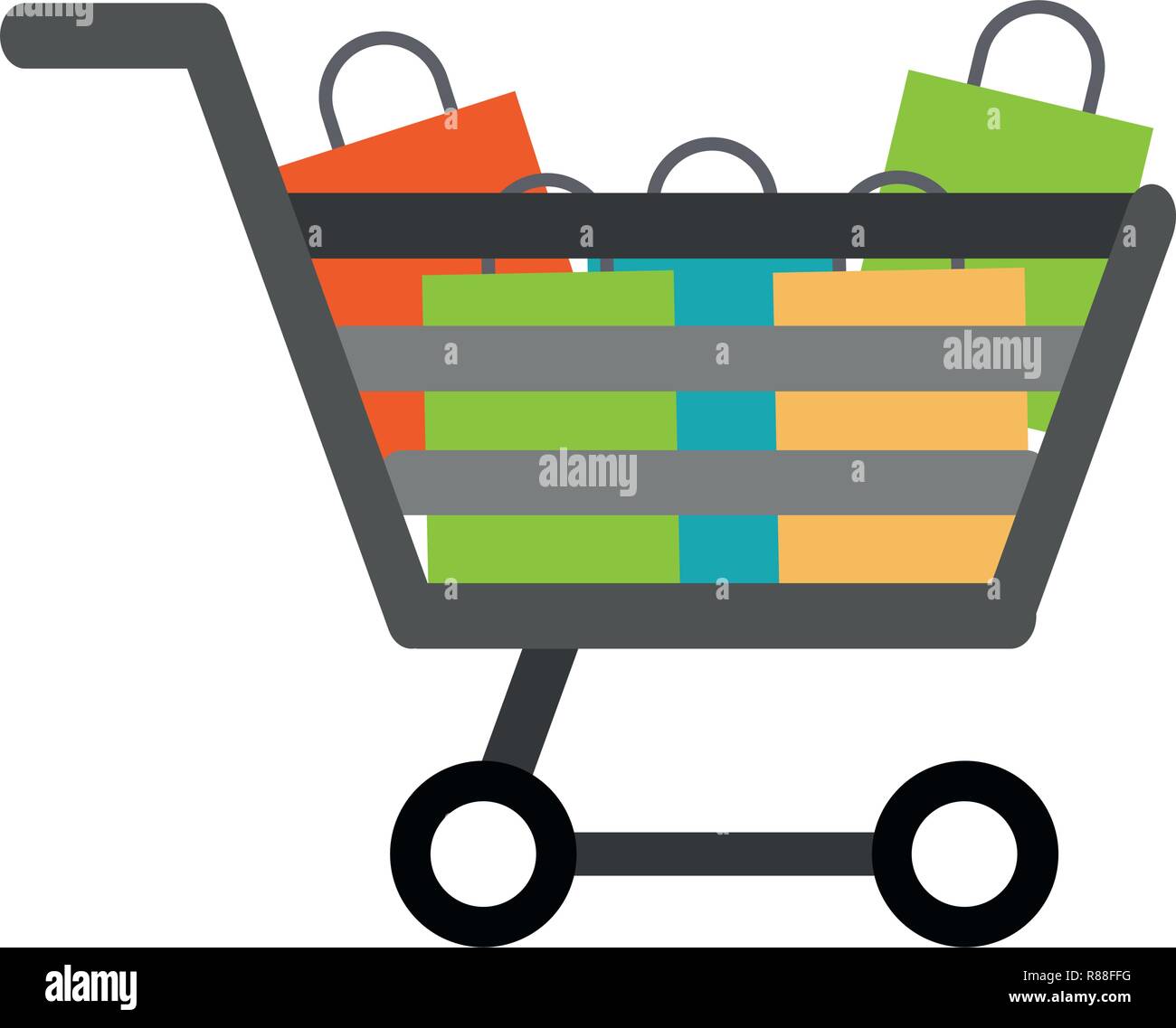 Shopping cart symbol Stock Vector Image & Art - Alamy