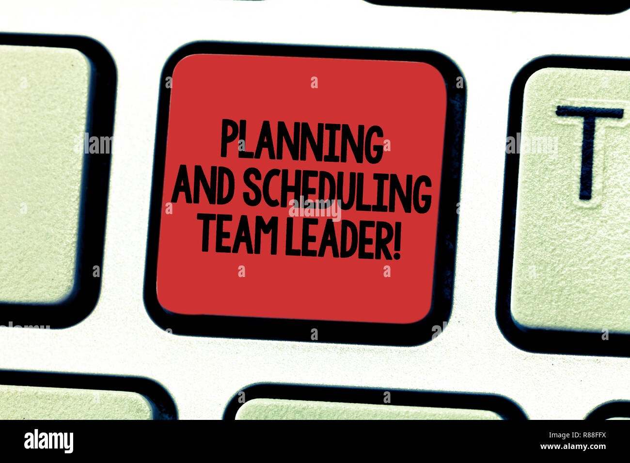 Text sign showing Planning And Scheduling Team Leader. Conceptual photo ...