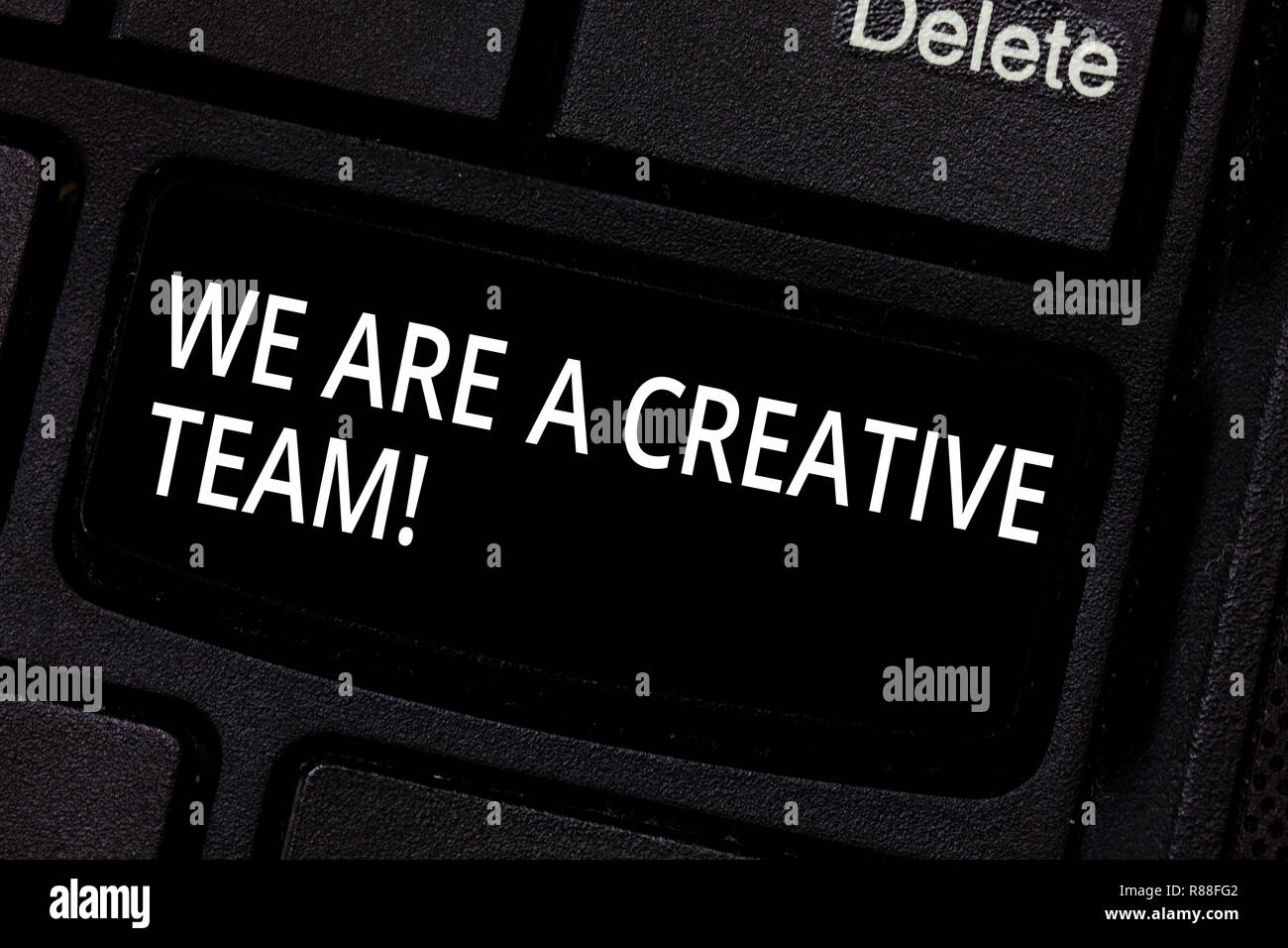 Handwriting text We Are A Creative Team. Concept meaning Creativity ...