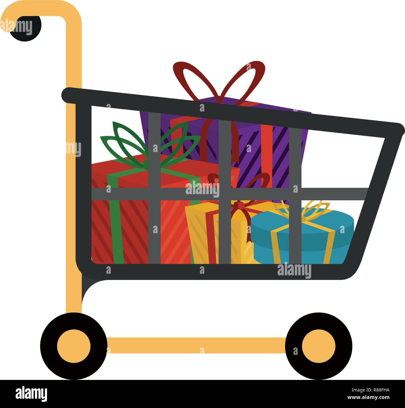 Shopping cart symbol Stock Vector Image & Art - Alamy