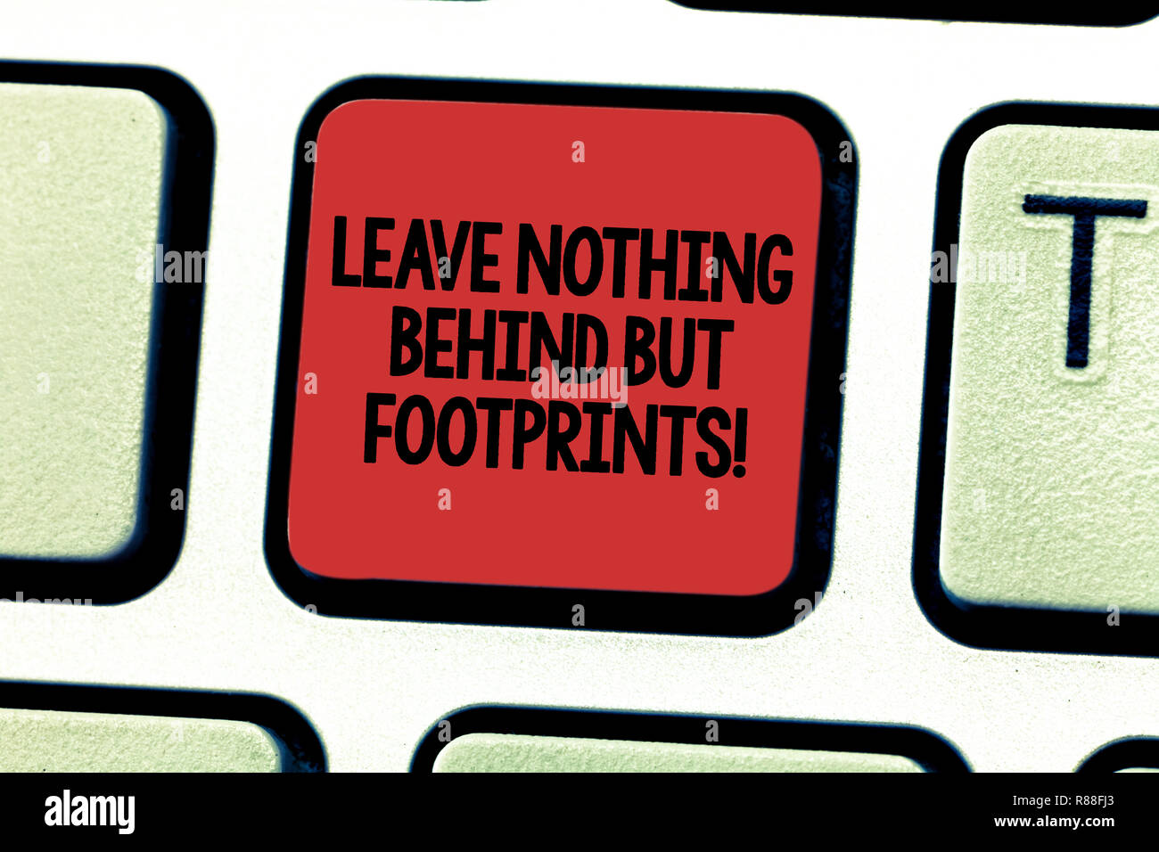 Leave nothing but your footprint hi-res stock photography and images ...
