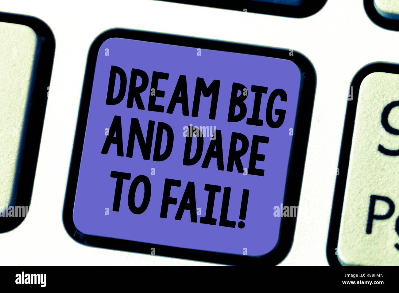 Handwriting text Dream Big And Dare To Fail. Concept meaning Motivation ...