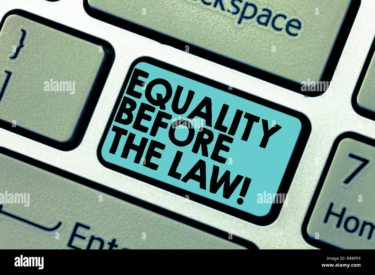 Text sign showing Equality Before The Law. Conceptual photo Justice ...