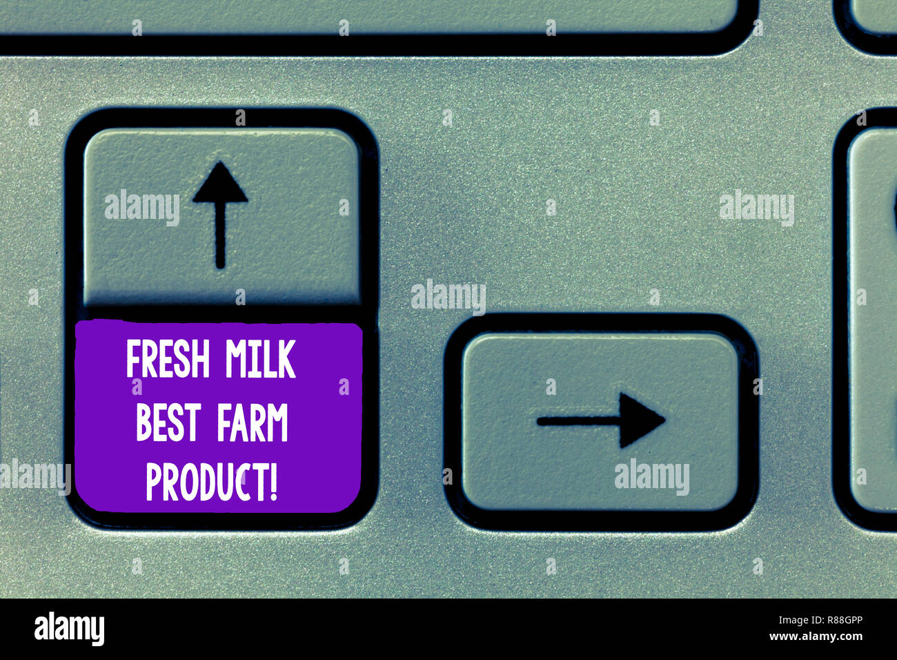 Text sign showing Fresh Milk Best Farm Product. Conceptual photo Good ...