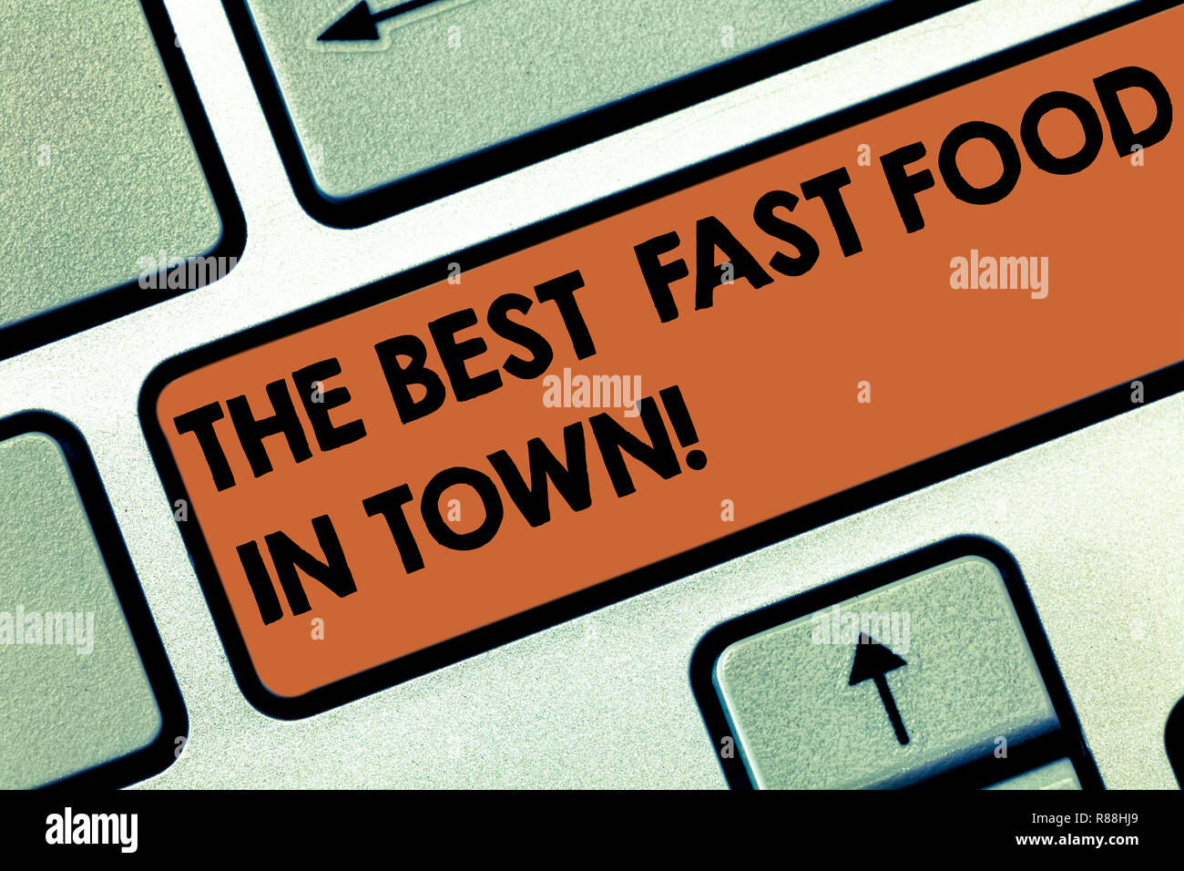 Cheeseburger and computer keyboard hi-res stock photography and images ...