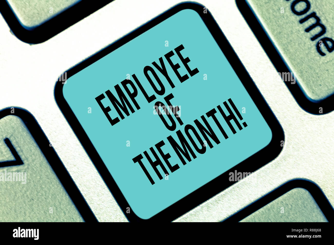 Word writing text Employee Of The Month. Business concept for Reward ...