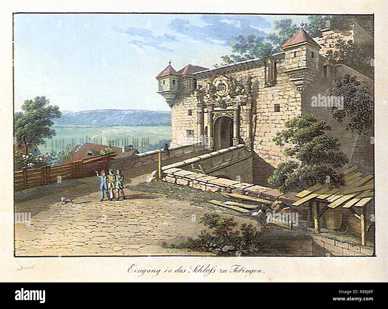 Eingang zu schloss hi-res stock photography and images - Alamy