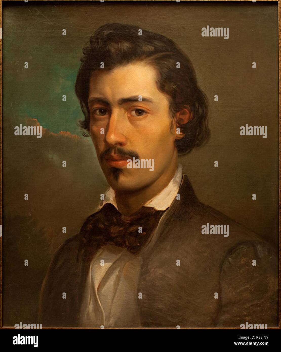 Carlo Brioschi Self Portrait Stock Photo - Alamy