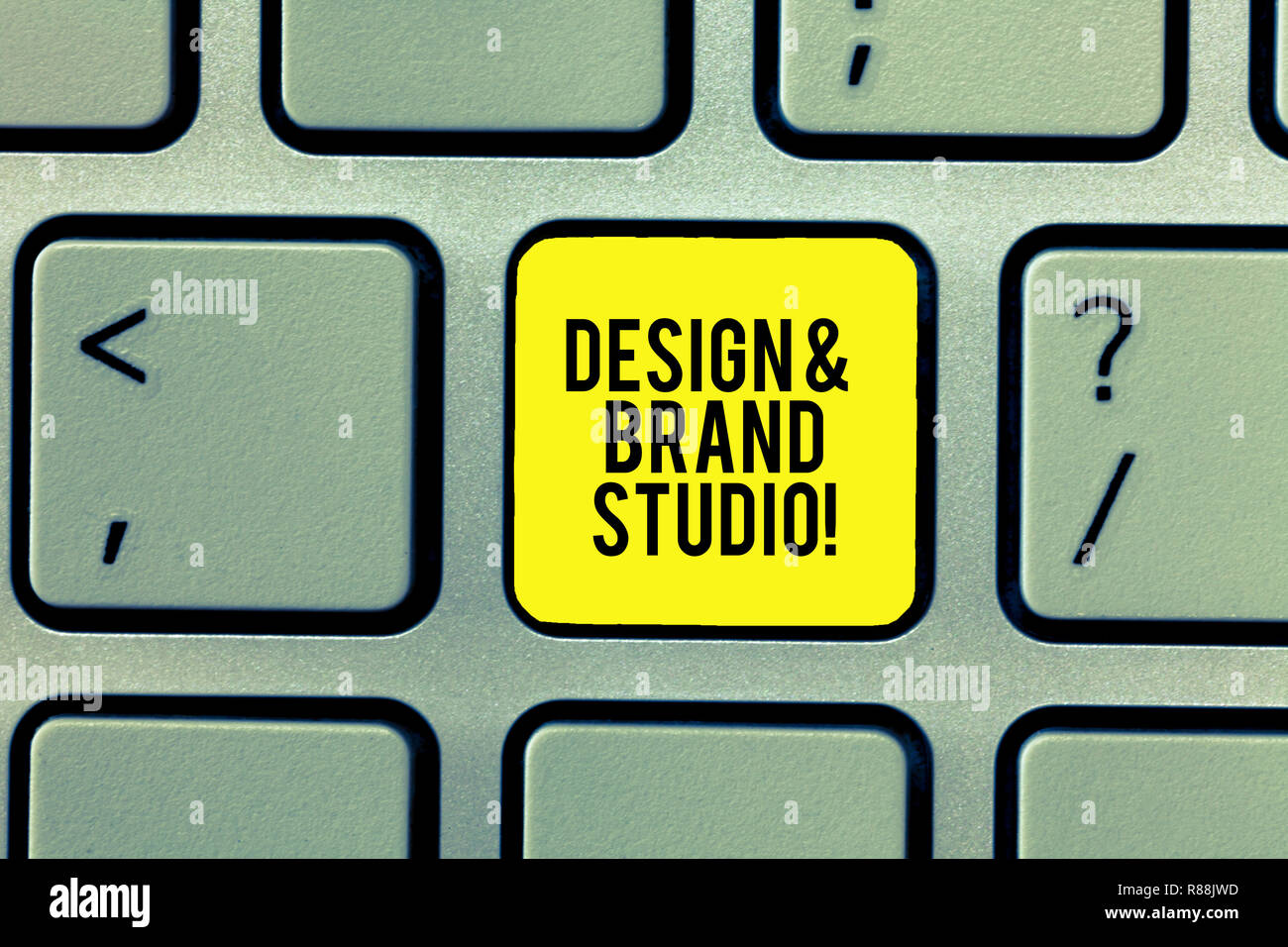 Word writing text Design And Brand Studio. Business concept for Modern ...