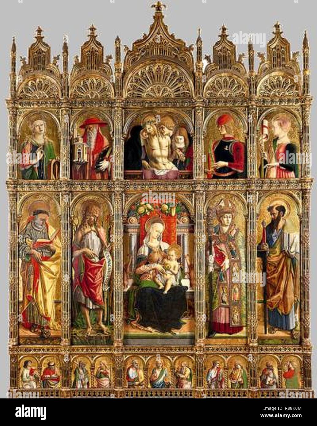 Carlo crivelli polittico hi-res stock photography and images - Alamy