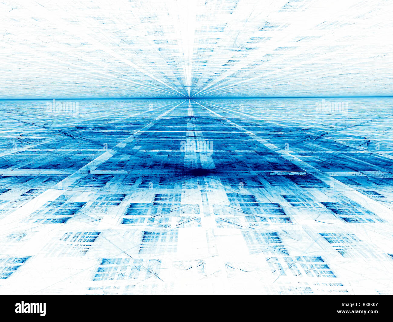 Light background - abstract computer-generated 3d illustration in ...