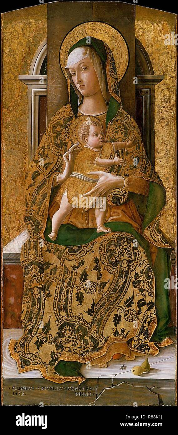 Carlo crivelli, madonna linsky Stock Photo - Alamy