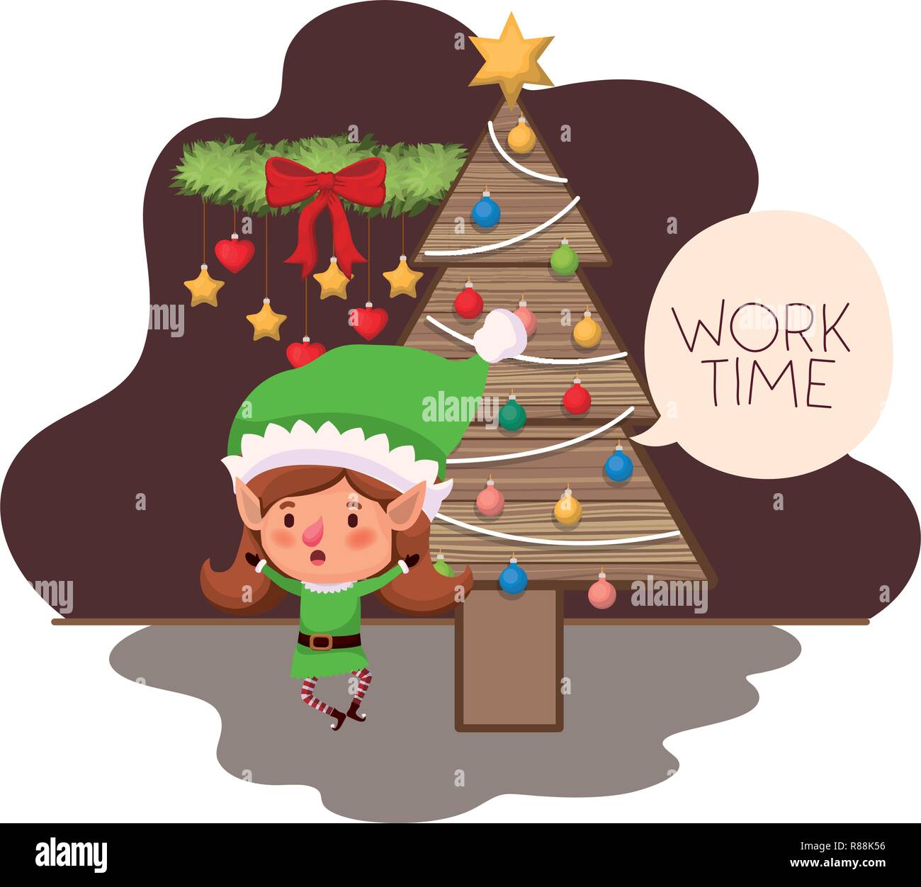 Wood elf Stock Vector Images - Alamy