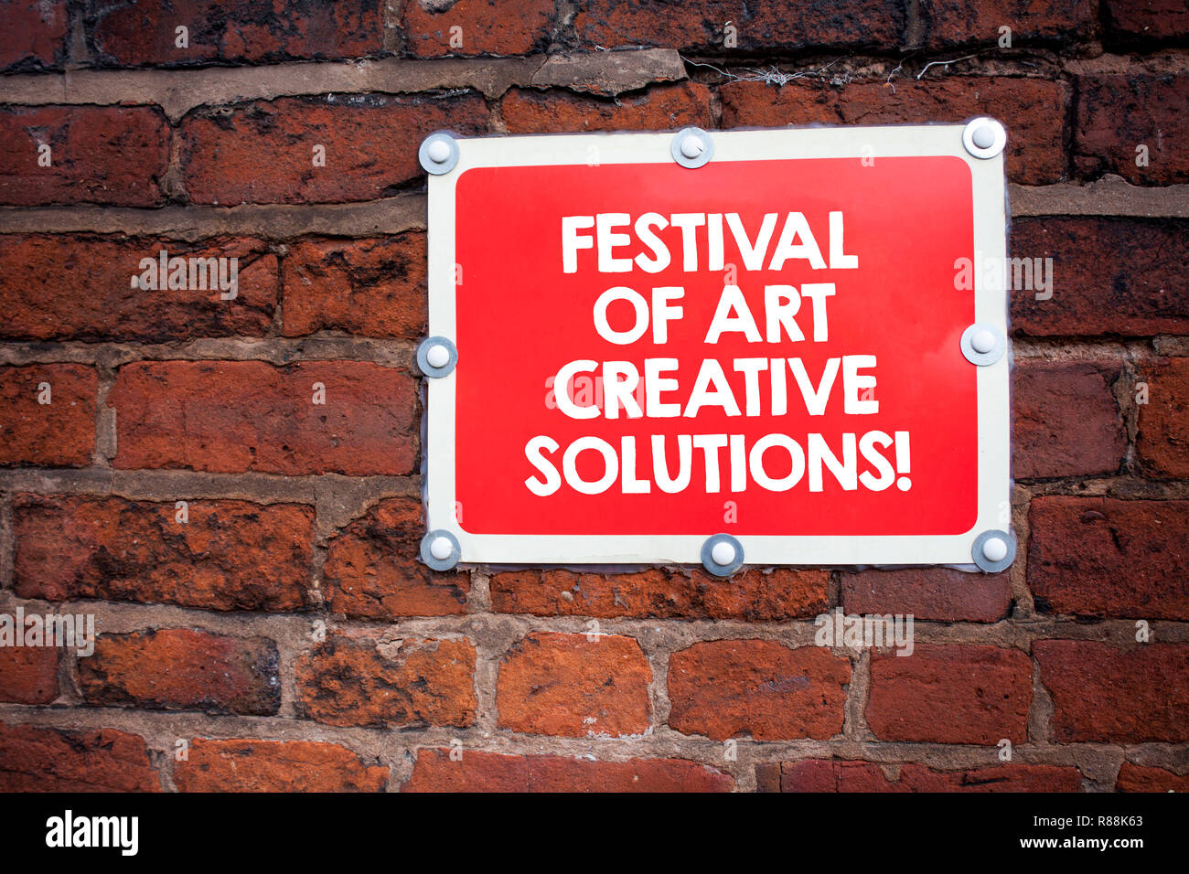 Handwriting text writing Festival Of Art Creative Solutions. Concept ...