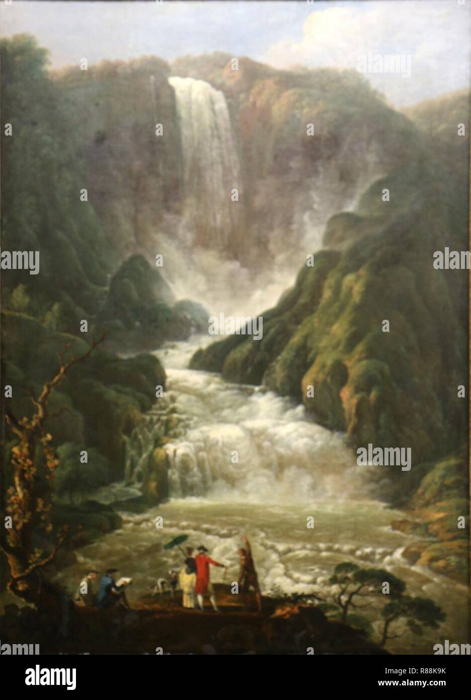 Carlo Labruzzi-Cascade de Terni Stock Photo - Alamy
