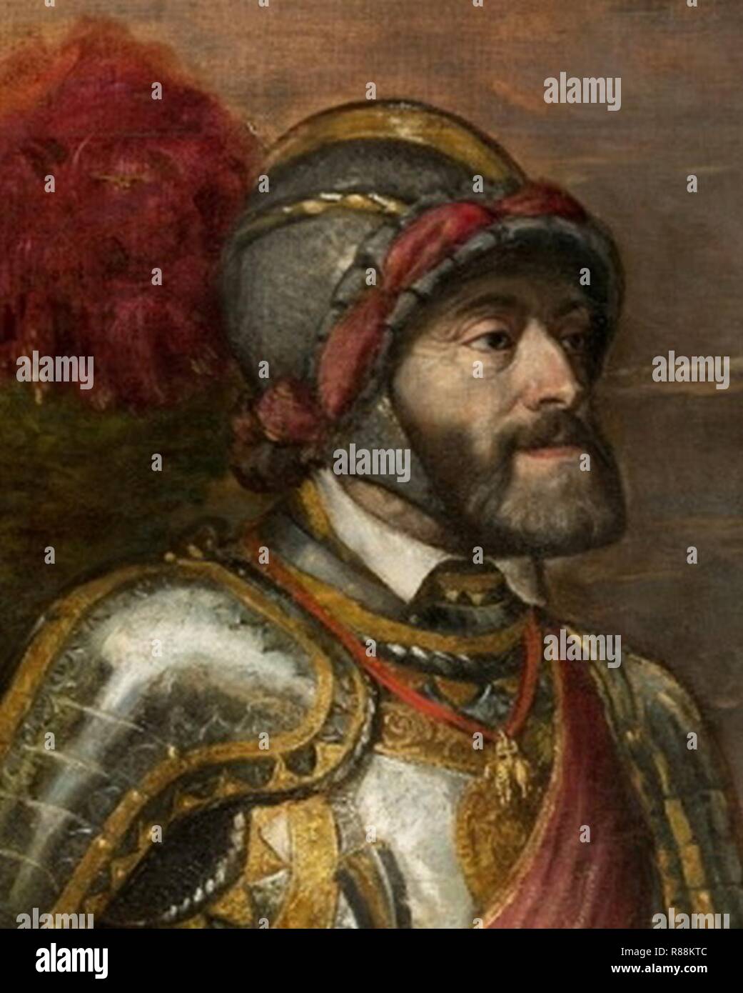 Carlos V en la Batalla de Mühlberg - crop Stock Photo - Alamy