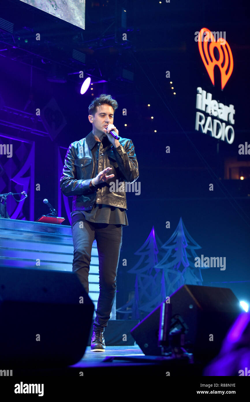 G-Easy performs on stage at Hot 99.5's Jingle Ball 2018 Presented By ...