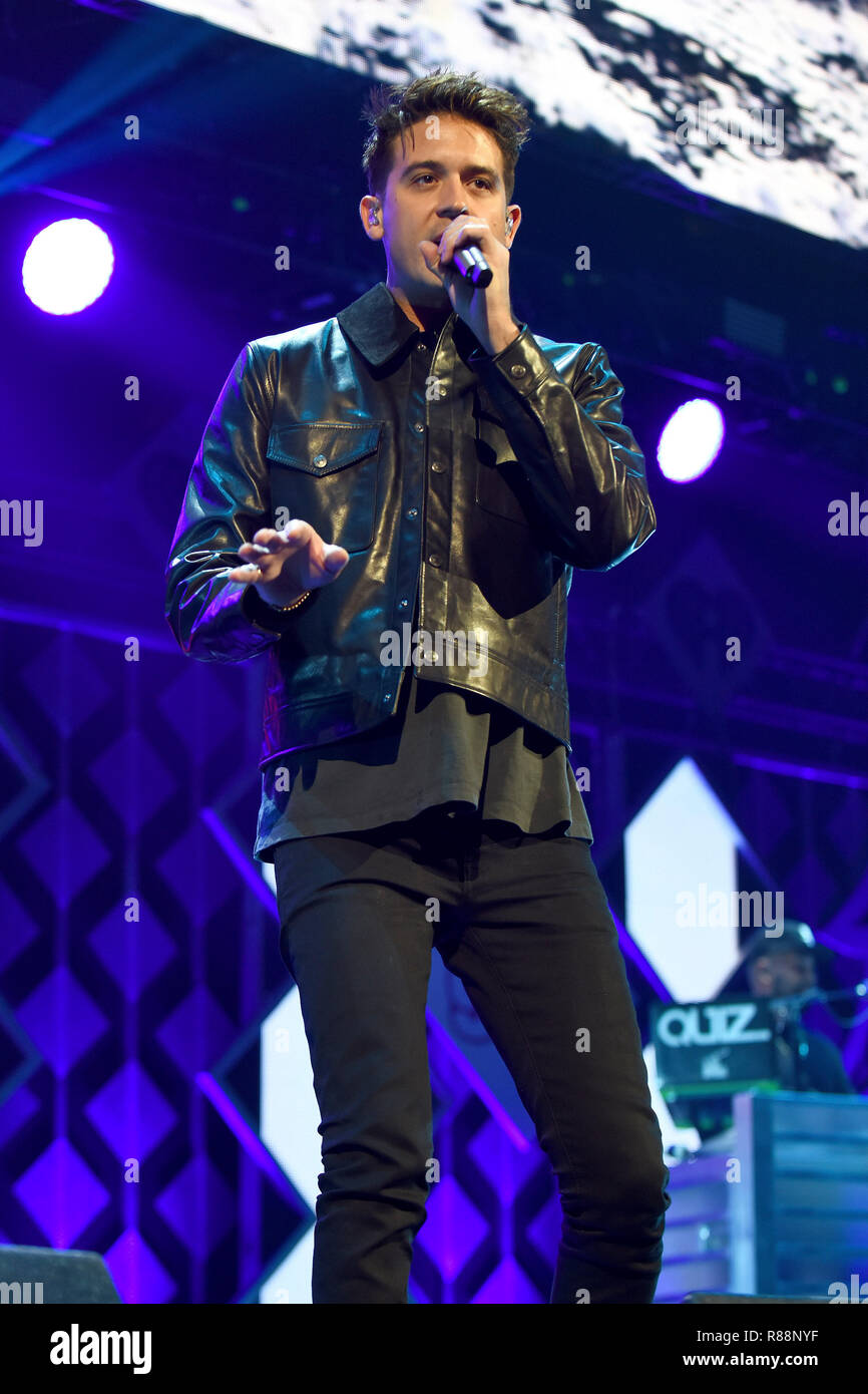 G-Easy performs on stage at Hot 99.5's Jingle Ball 2018 Presented By ...