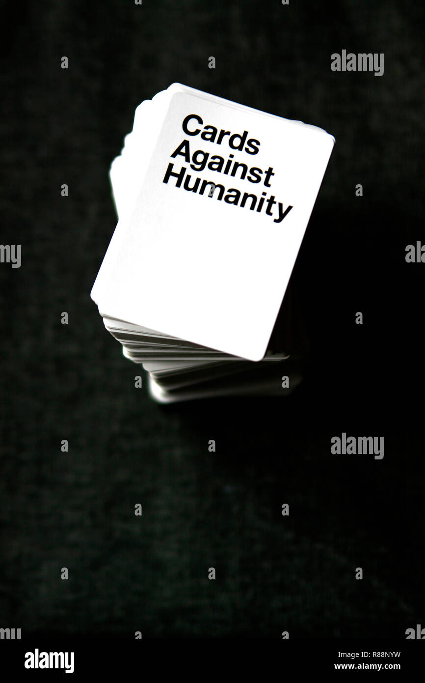 Cards Against Humanity card game Stock Photo - Alamy