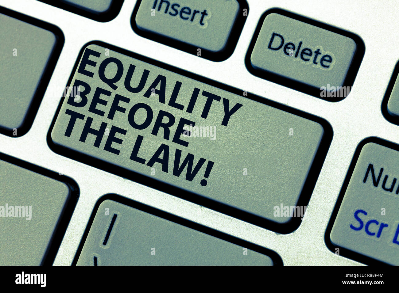 Word writing text Equality Before The Law. Business concept for Justice ...