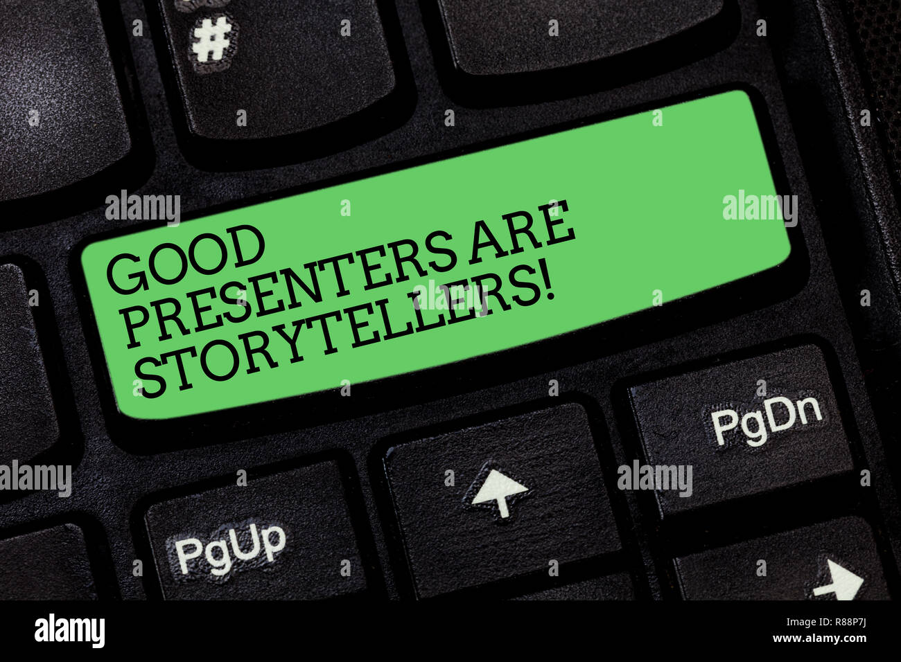 Word writing text Good Presenters Are Storytellers. Business concept ...