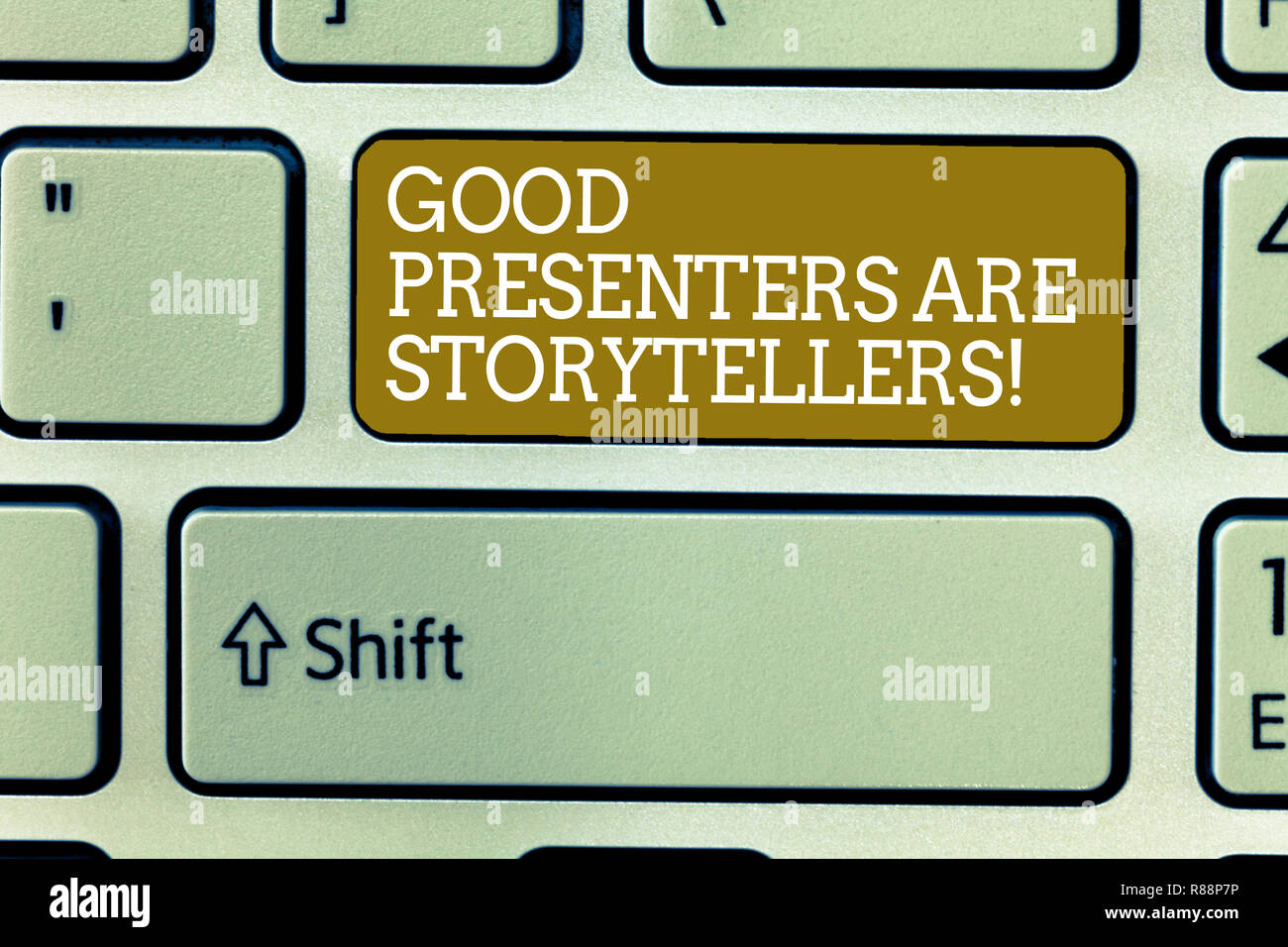 Word writing text Good Presenters Are Storytellers. Business concept ...